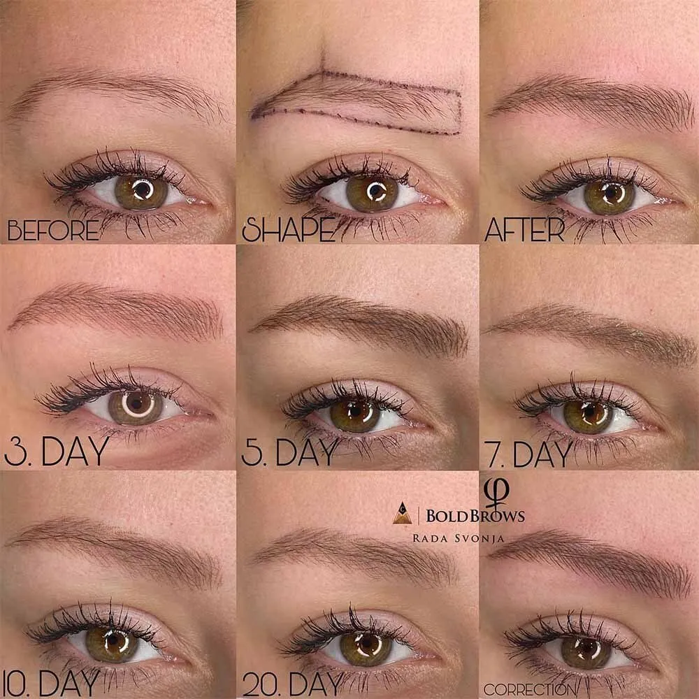Microblading Healing Process What To Expect